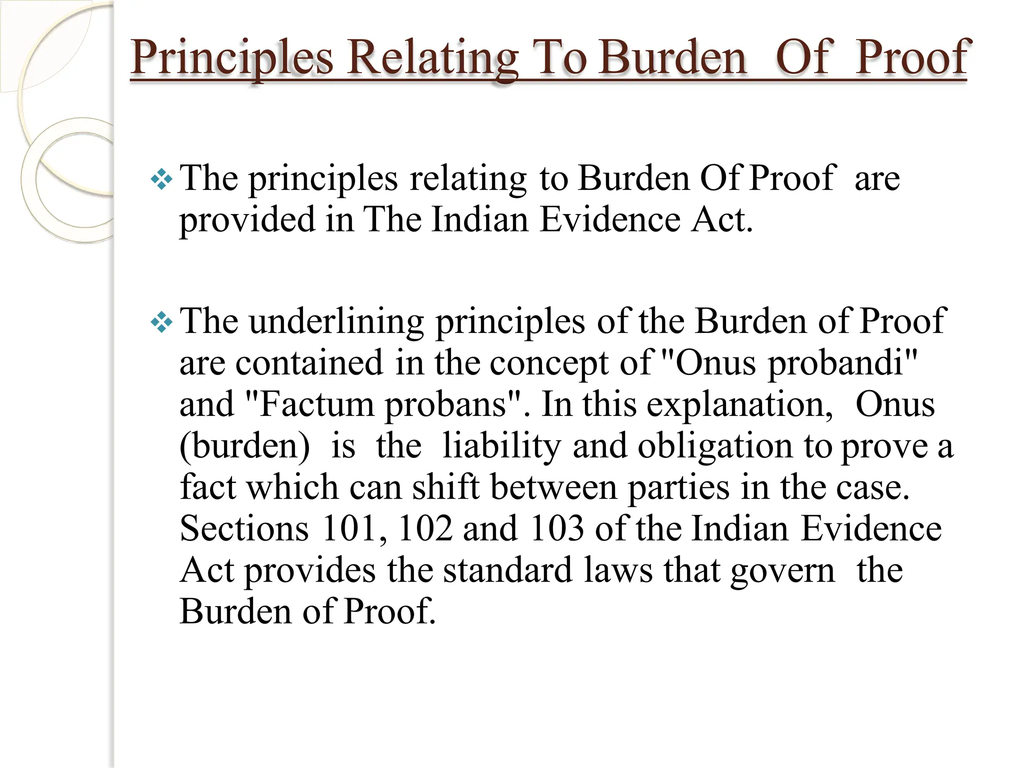 Shubh_Burden of proof_Indian Evidence Act.pptx