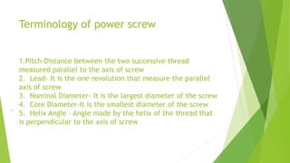 Powe screw Design | PPT
