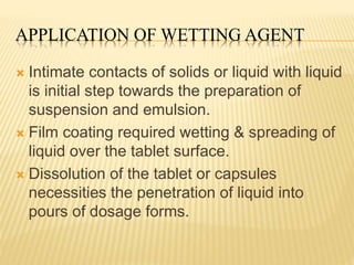 ppt SURFACE AND INTERFACIAL TENSION | PPTX