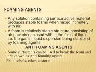 ppt SURFACE AND INTERFACIAL TENSION | PPTX