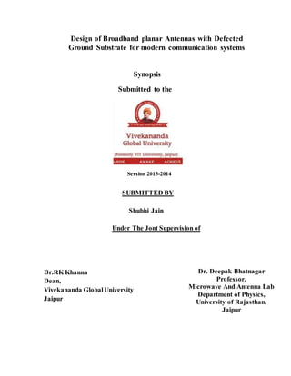 Shubhisynopsisantenna | PDF