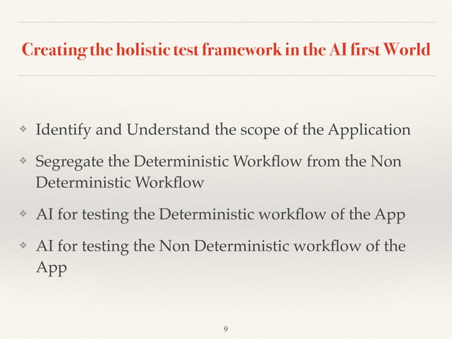 Ai Driven Classification Framework For Advanced Test Automation Ppt