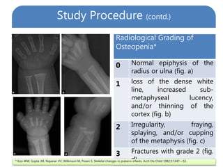 Metabolic Bone Disease in Preterm infants: Relationship between ...