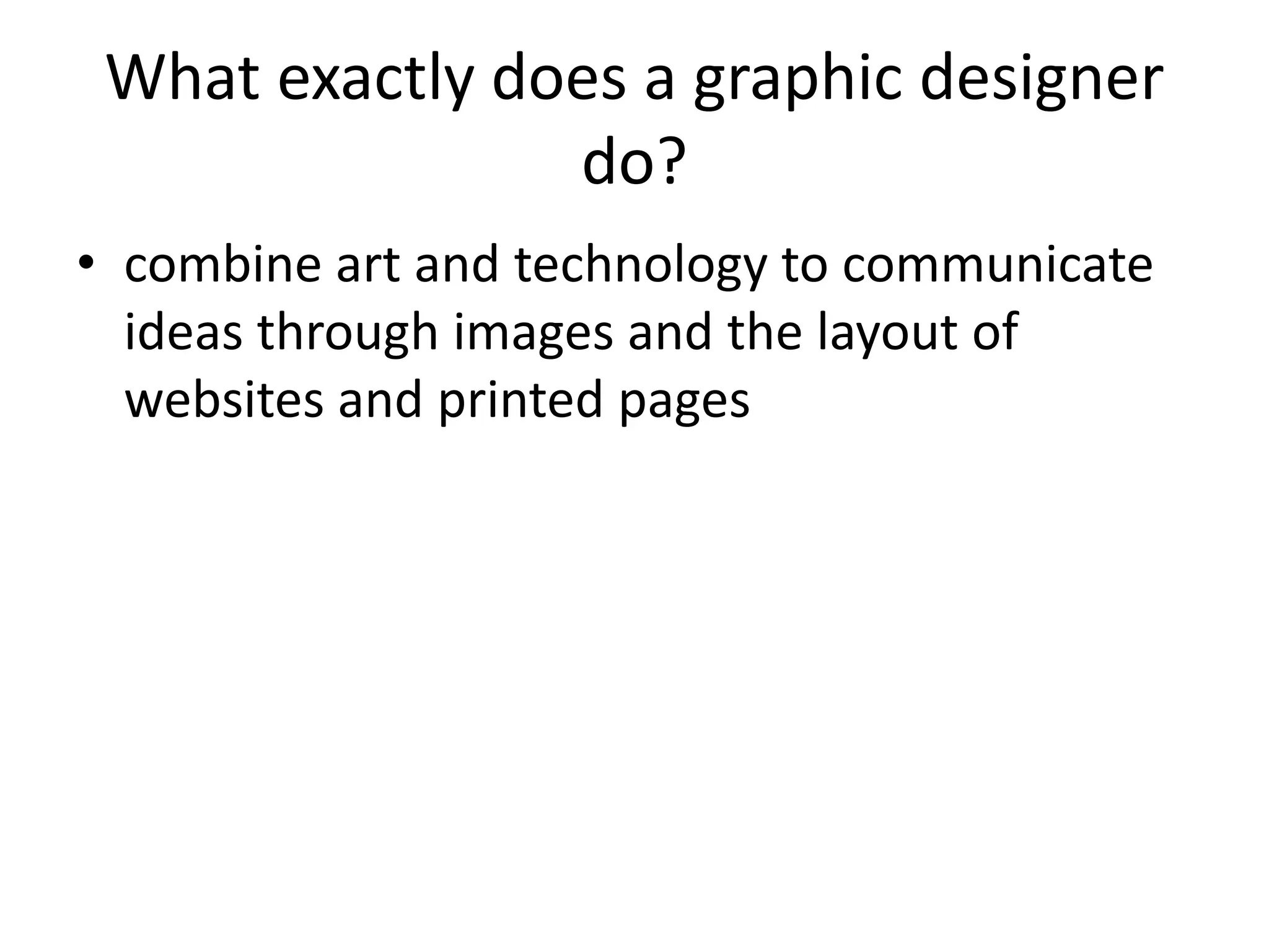 Creative Visual style of Graphic Design. | PPTX