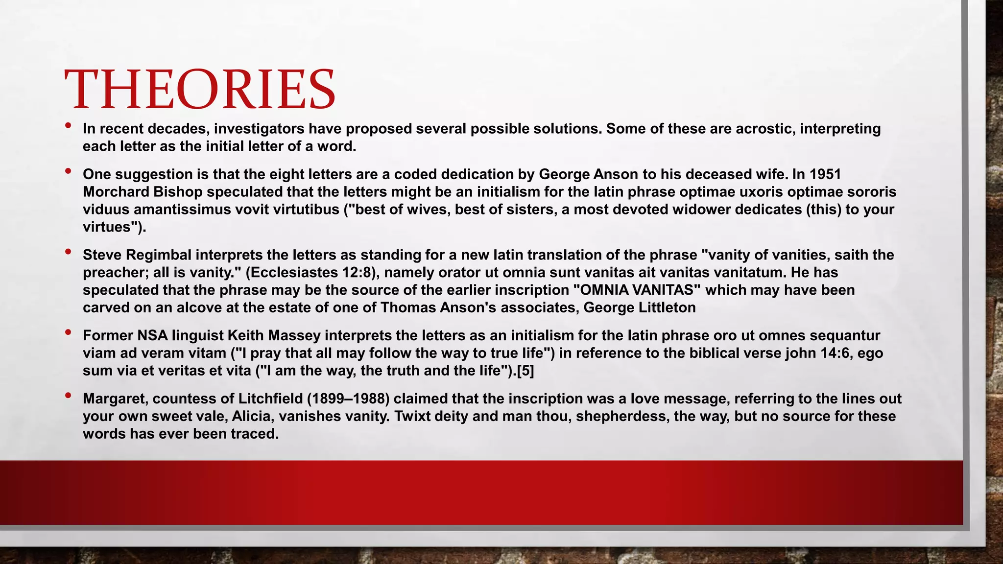 Shugborough inscription | PPT | Free Download