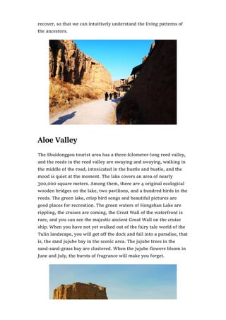 Shuidonggou tourist area | PDF