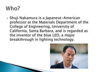Who is Shuji Nakamura | PDF