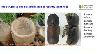 Shu Jinping_Occurrence and Control Strategy of Bamboo Pest in China | PPT