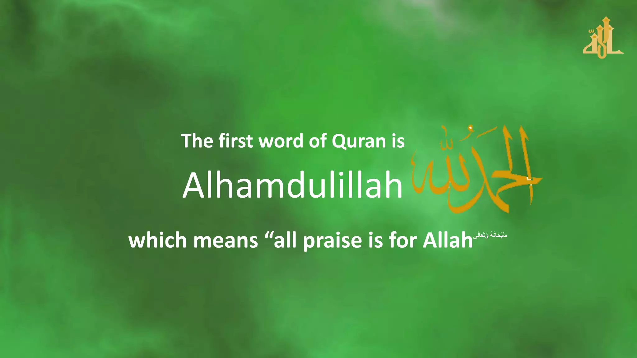 Shukr thanks to Allahﷻ | PPTX