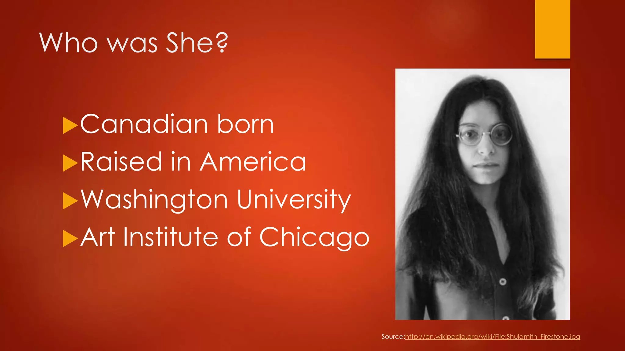 Shulamith firestone | PPTX