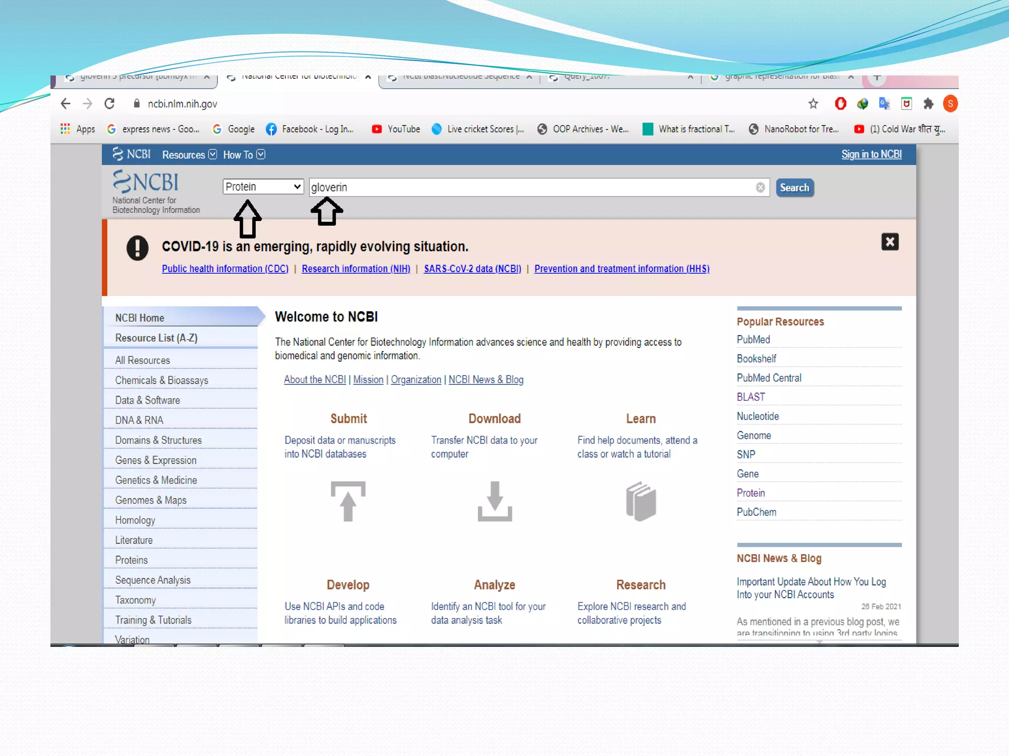 Multiple Alignment Sequence using Clustal Omega/ Shumaila Riaz | PPTX
