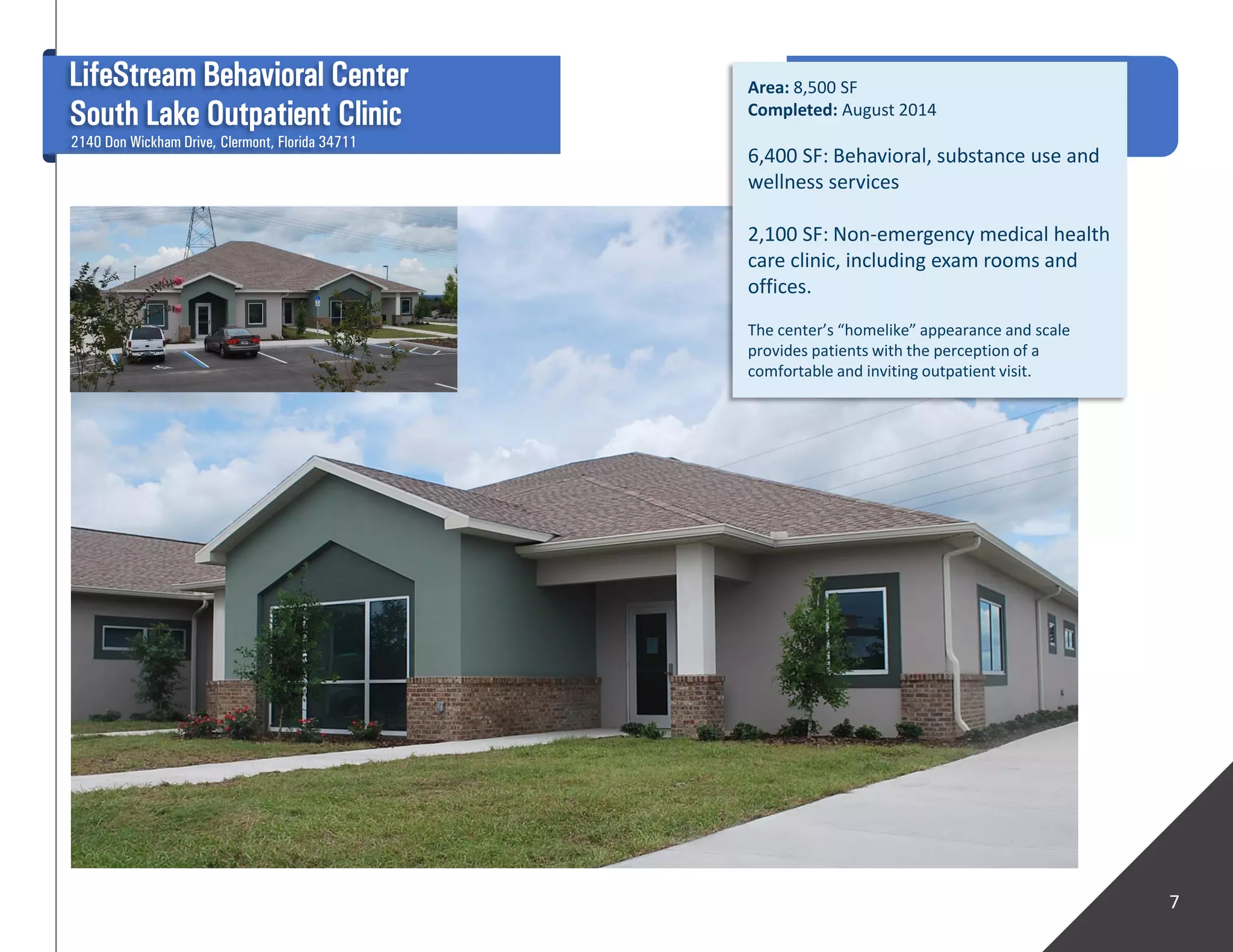 Shumake Architecture-Behavioral Health Projects | PDF