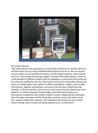 Embedded Librarians: Diverse Initiatives, Common Challenges. | PDF ...