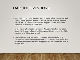 2016: Falls in Older Adults Risk Assessment and Interventions-Shumaker ...
