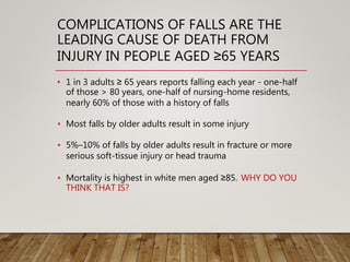 2016: Falls in Older Adults Risk Assessment and Interventions-Shumaker ...