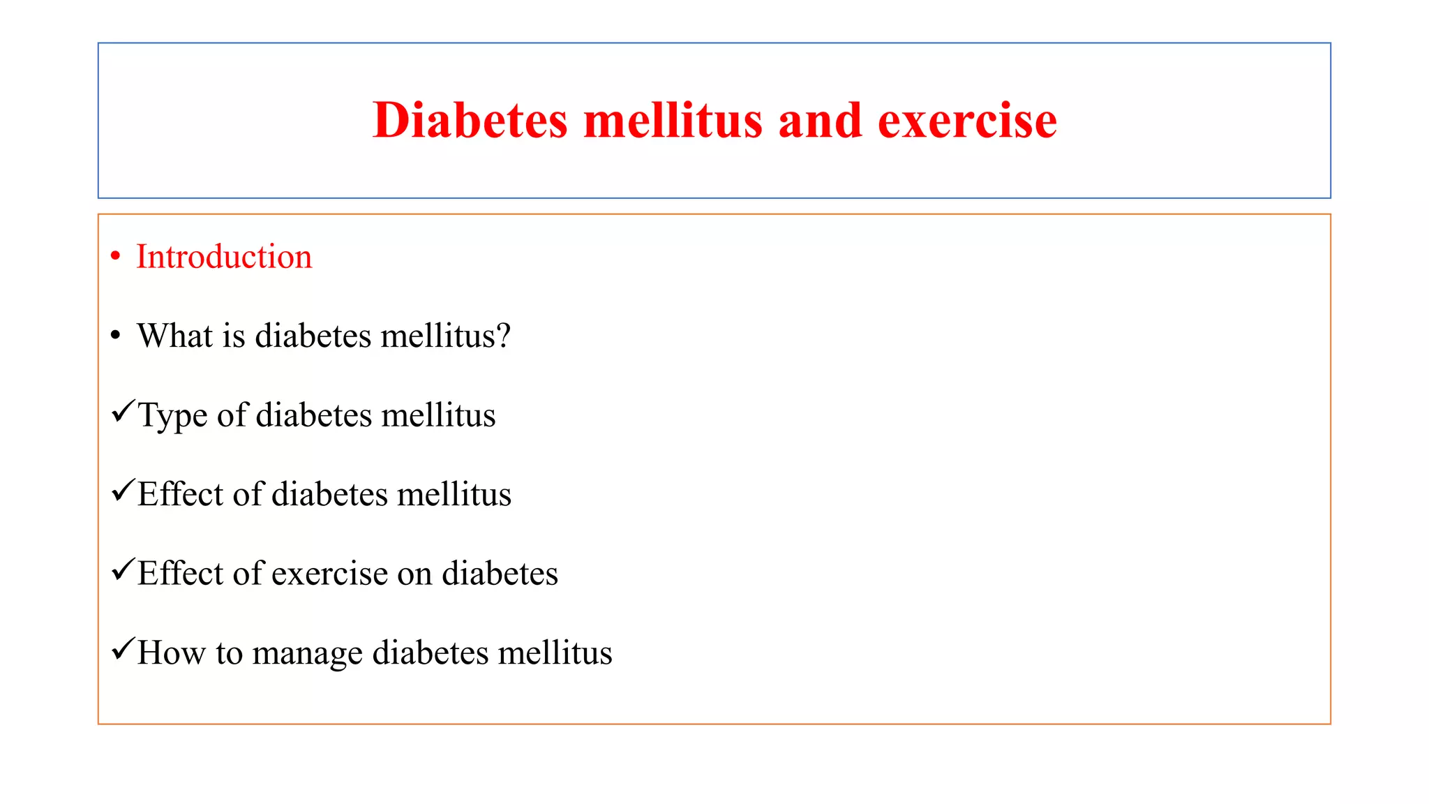 Exercise and diabetes ppt | PPT | Free Download