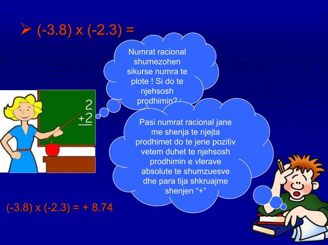 Shumzimi dhe pjestimi i numrave racionl! | PPT