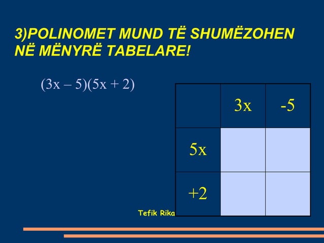 Shumzimii polinomeve (1) | PPSX