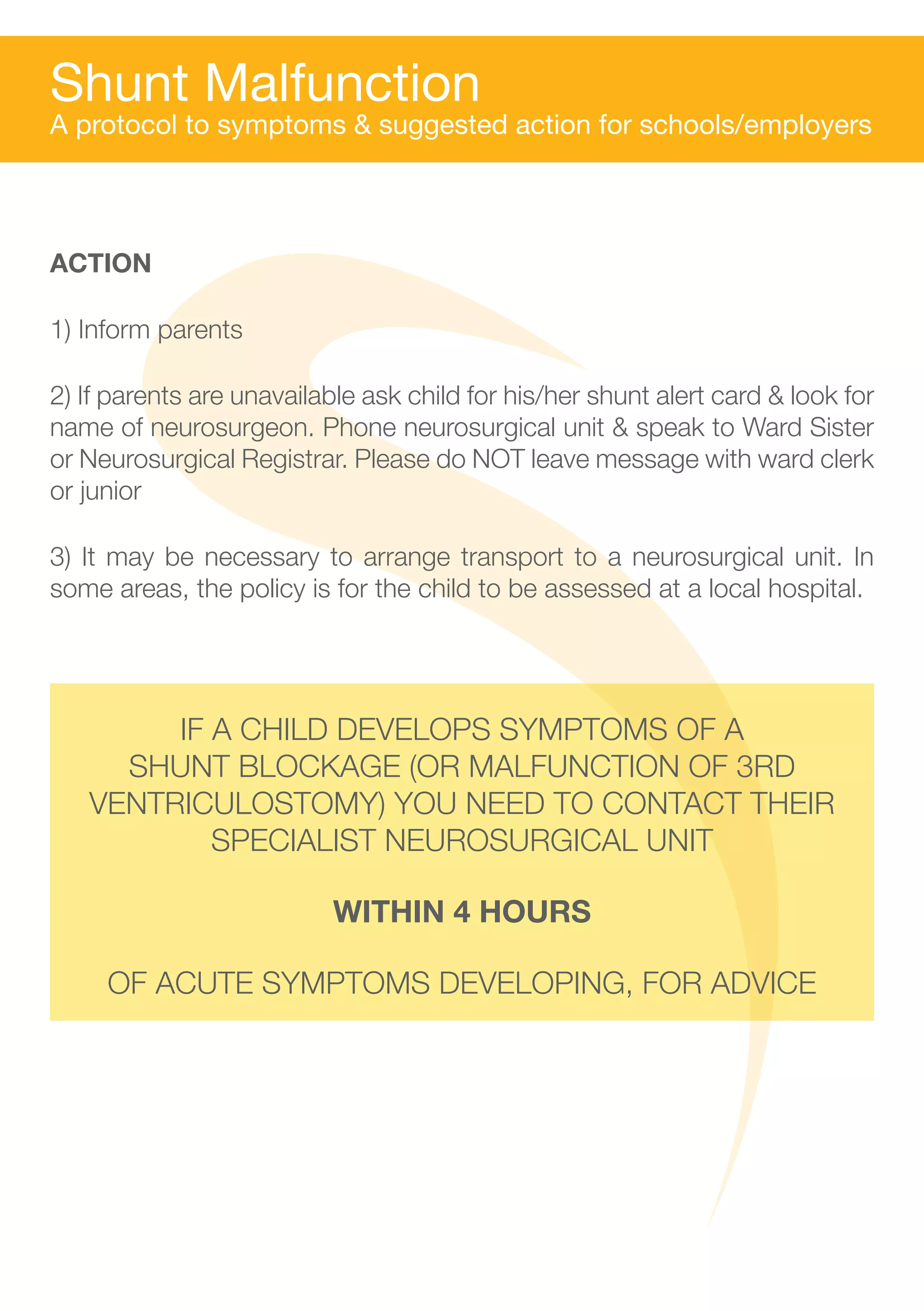 Shunt Malfunction | PDF