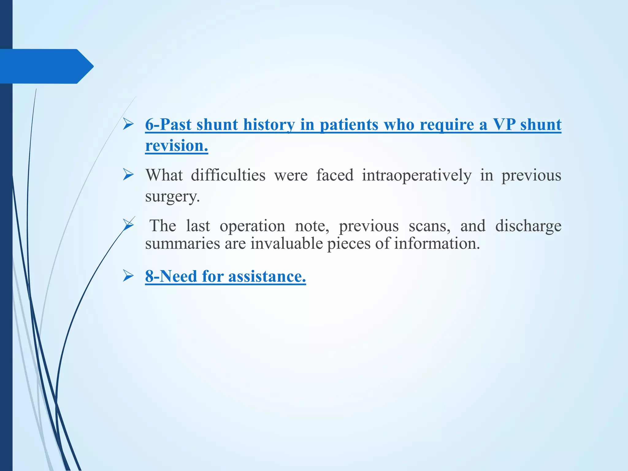 Shunt Surgery | PPTX