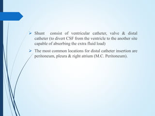 Shunt Surgery | PPTX