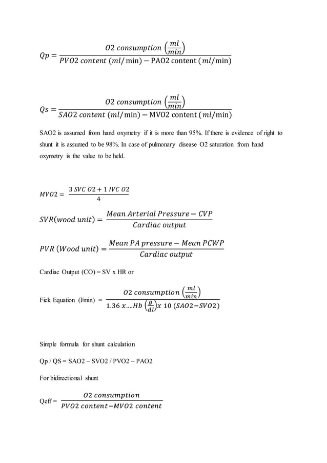 Shunt calculation | PDF