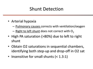 shunt calculation final in structural heart disease | PPT