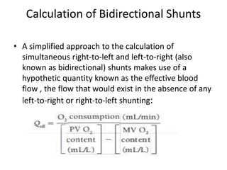 shunt calculation final in structural heart disease | PPT