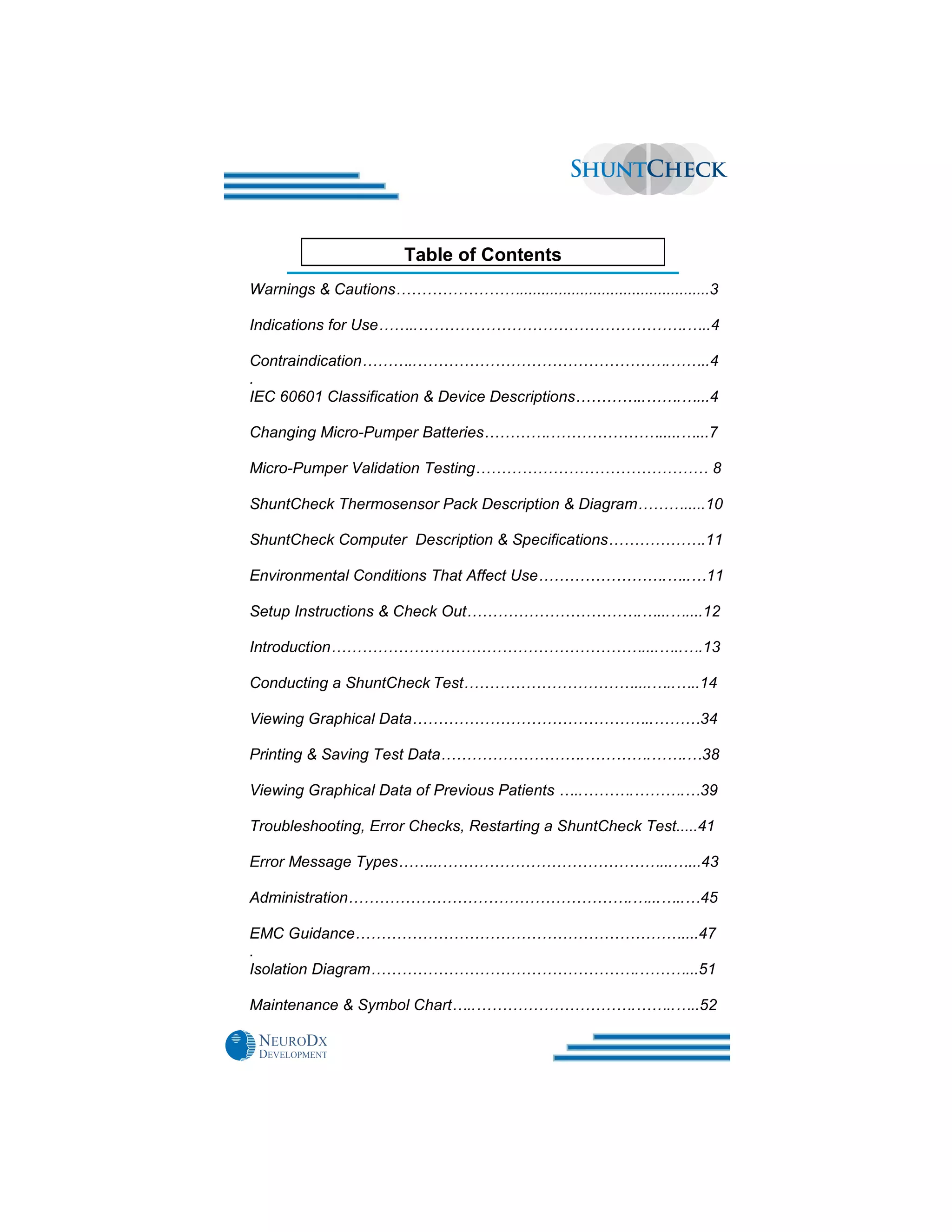 ShuntCheck Operating Manual | PDF