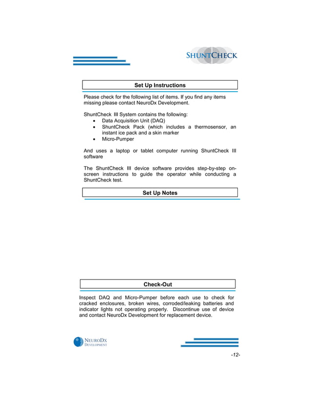 ShuntCheck Operating Manual | PDF