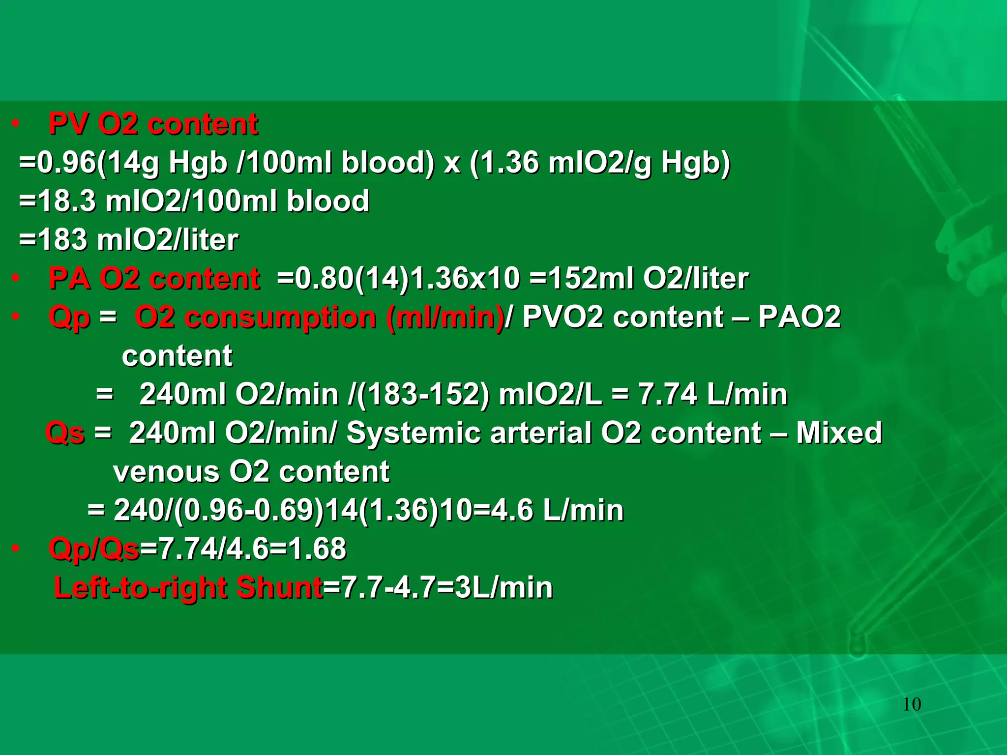 Shunt Detection And Quantification Ppt