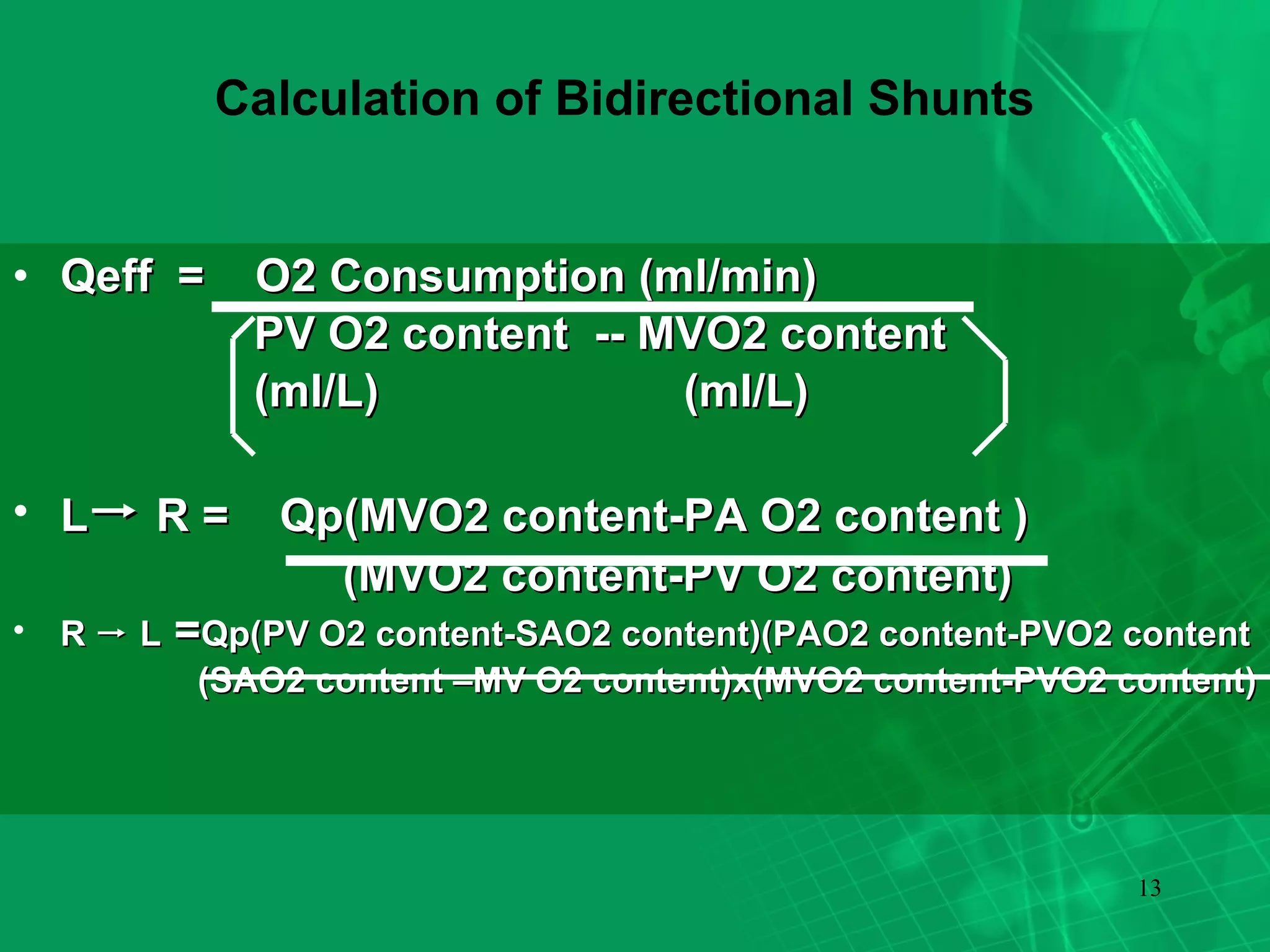 Shunt Detection And Quantification Ppt