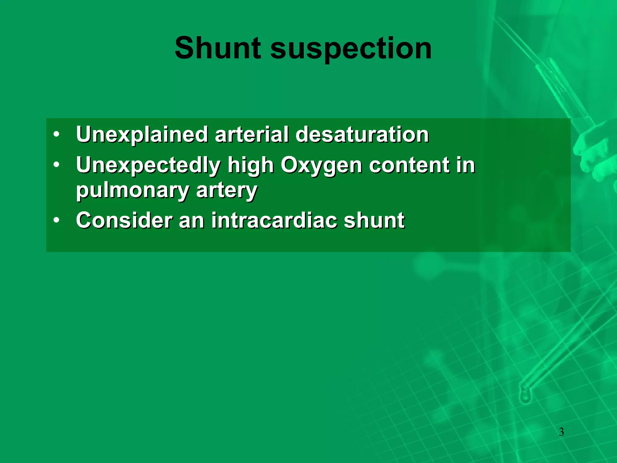 Shunt Detection And Quantification | PPT