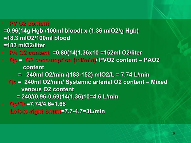 Shunt Detection And Quantification Ppt