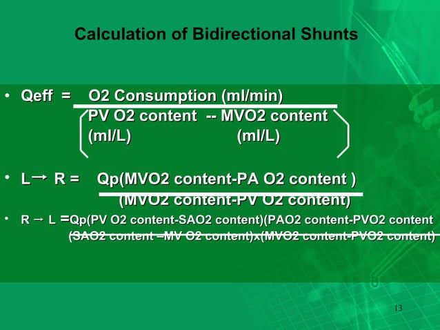 Shunt Detection And Quantification | PPT
