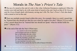 Stephanie Hunter's Nun's Priest's Tale Authentic Assessment | PPT