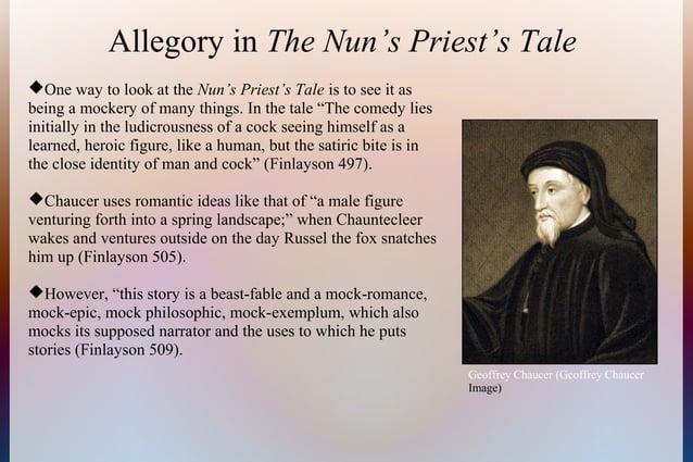 Stephanie Hunter's Nun's Priest's Tale Authentic Assessment | PPT