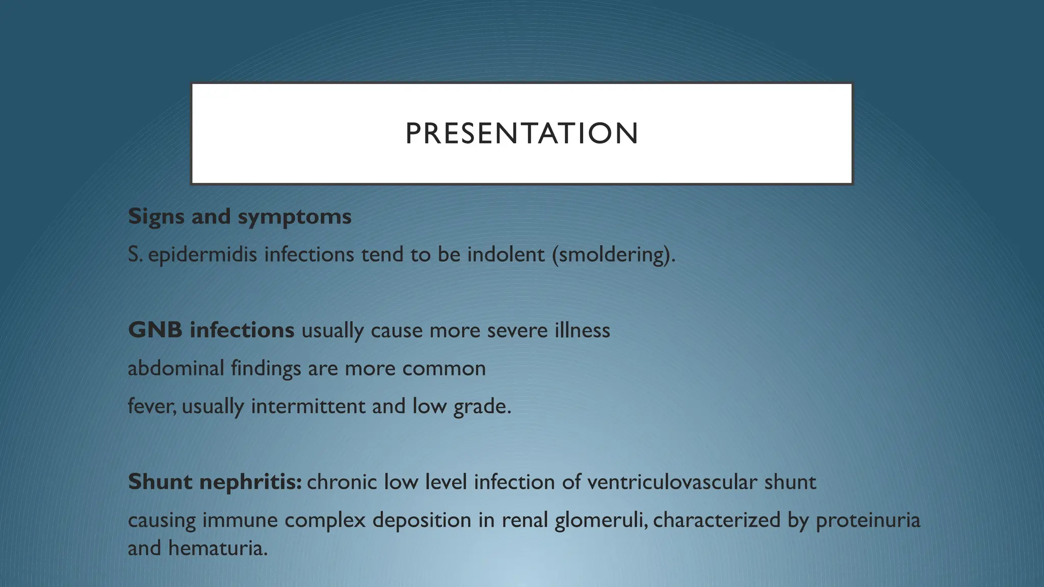 Shunt Infections in Hydrocephalus Patients | PPT