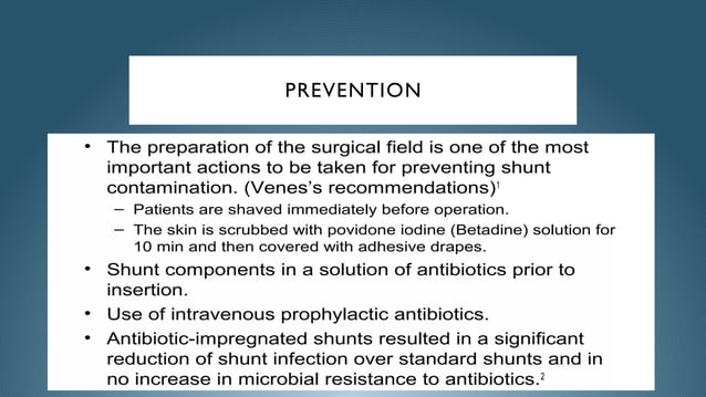 Shunt Infections in Hydrocephalus Patients | PPT