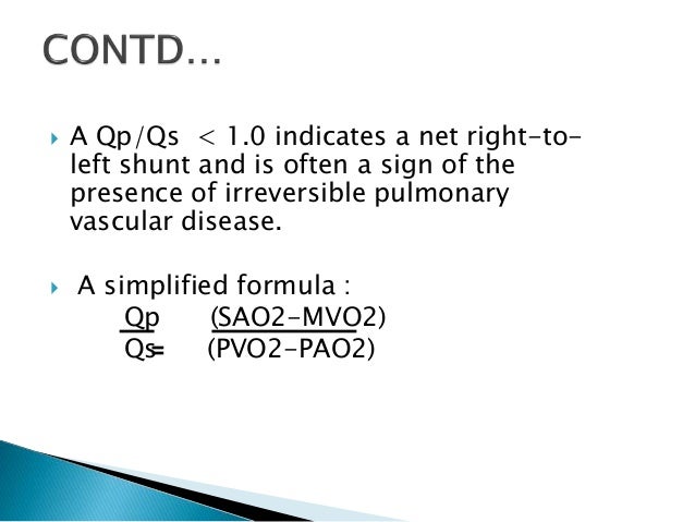 Shunt quantification