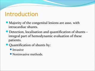 Shunt quantification | PPT