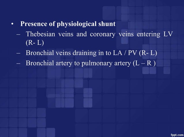 Shunt quantification and reversibility | PPTX | Heart and Cardiovascular Diseases | Diseases and ...