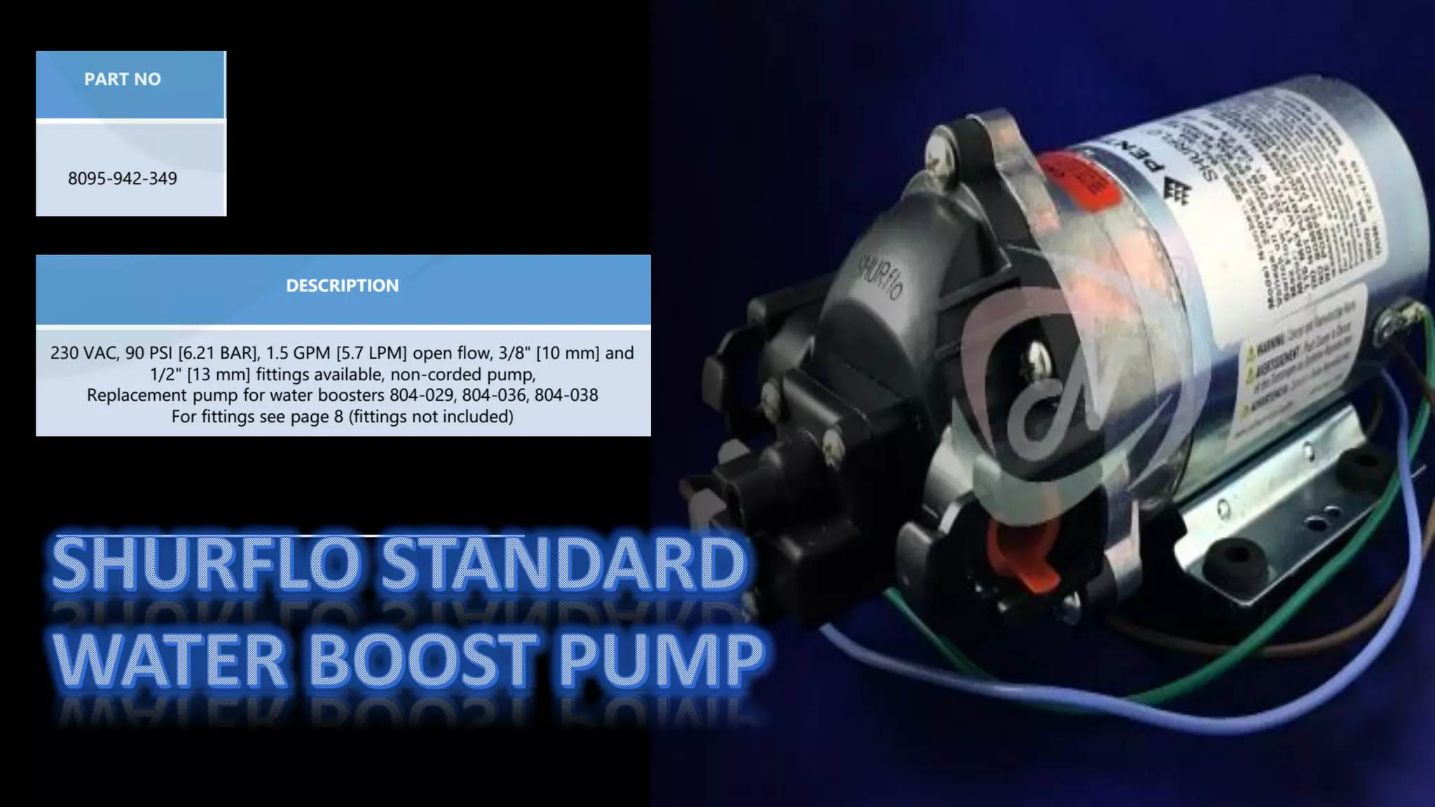 Shurflo Boost Pump | PPT