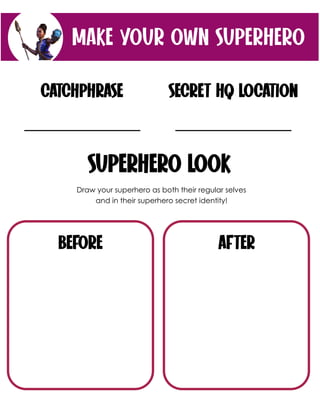 Superhero Catch Phrases
