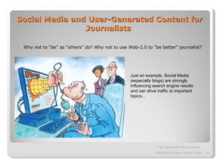 User Generated VS Journalism | PPT