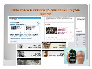User Generated VS Journalism | PPT
