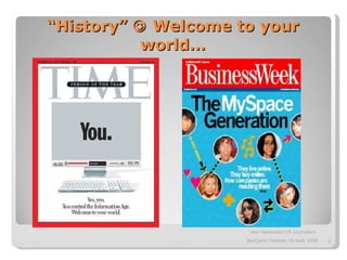 User Generated VS Journalism | PPT