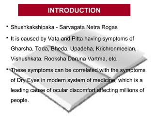 Shushkakshipaka, Shalakya Tantra Shushkakshipaka - Sarvagata Netra ...