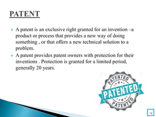 rashmi nasare intellactual property rights | PPTX