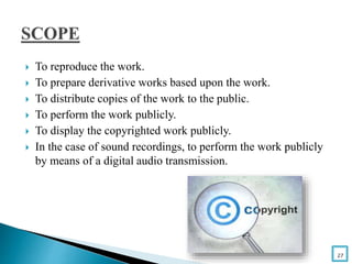 rashmi nasare intellactual property rights | PPTX